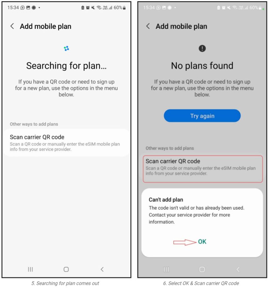 How to activate eSIM for Vietnam provided by Gigago